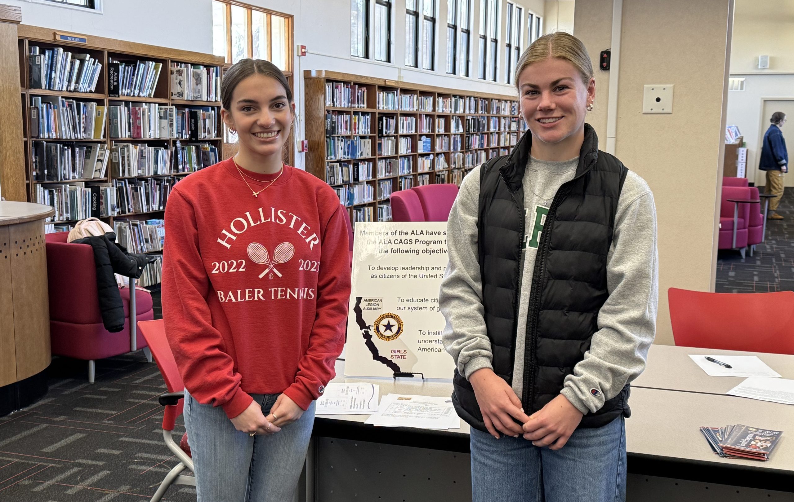 Potential delegates to the annual Girls State Program hear from a local ...