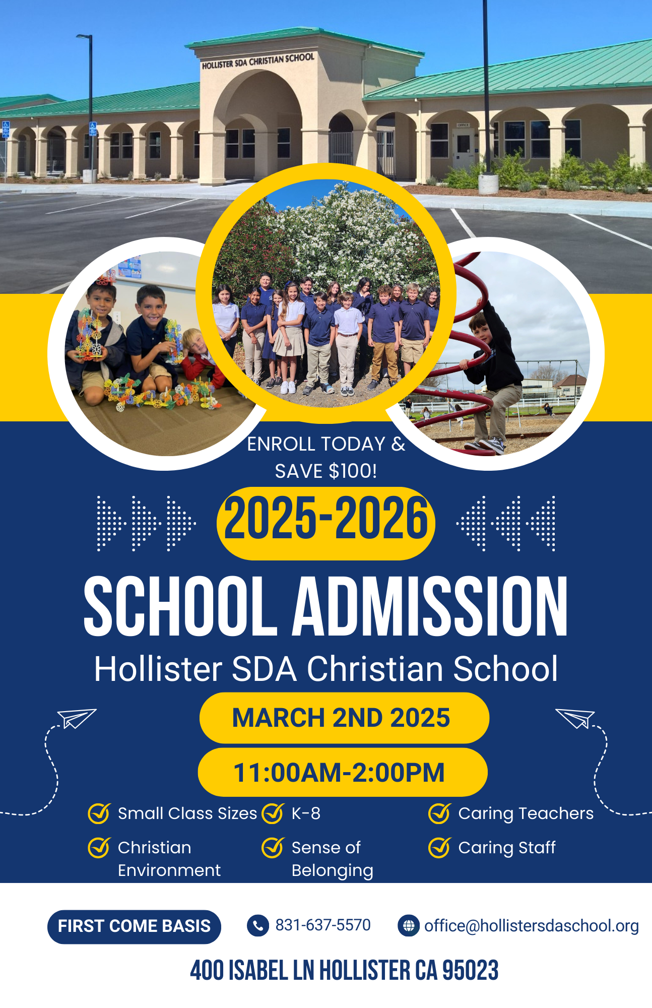 Registration day at Hollister SDA Christian School | BenitoLink