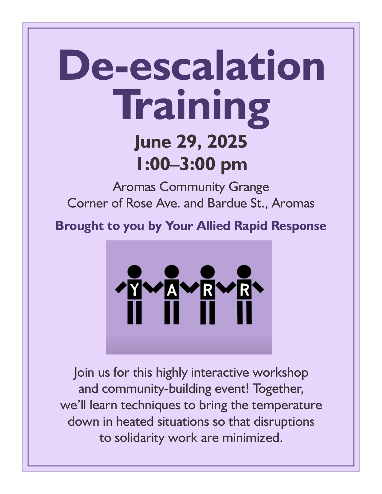 De-Escalation Training | BenitoLink